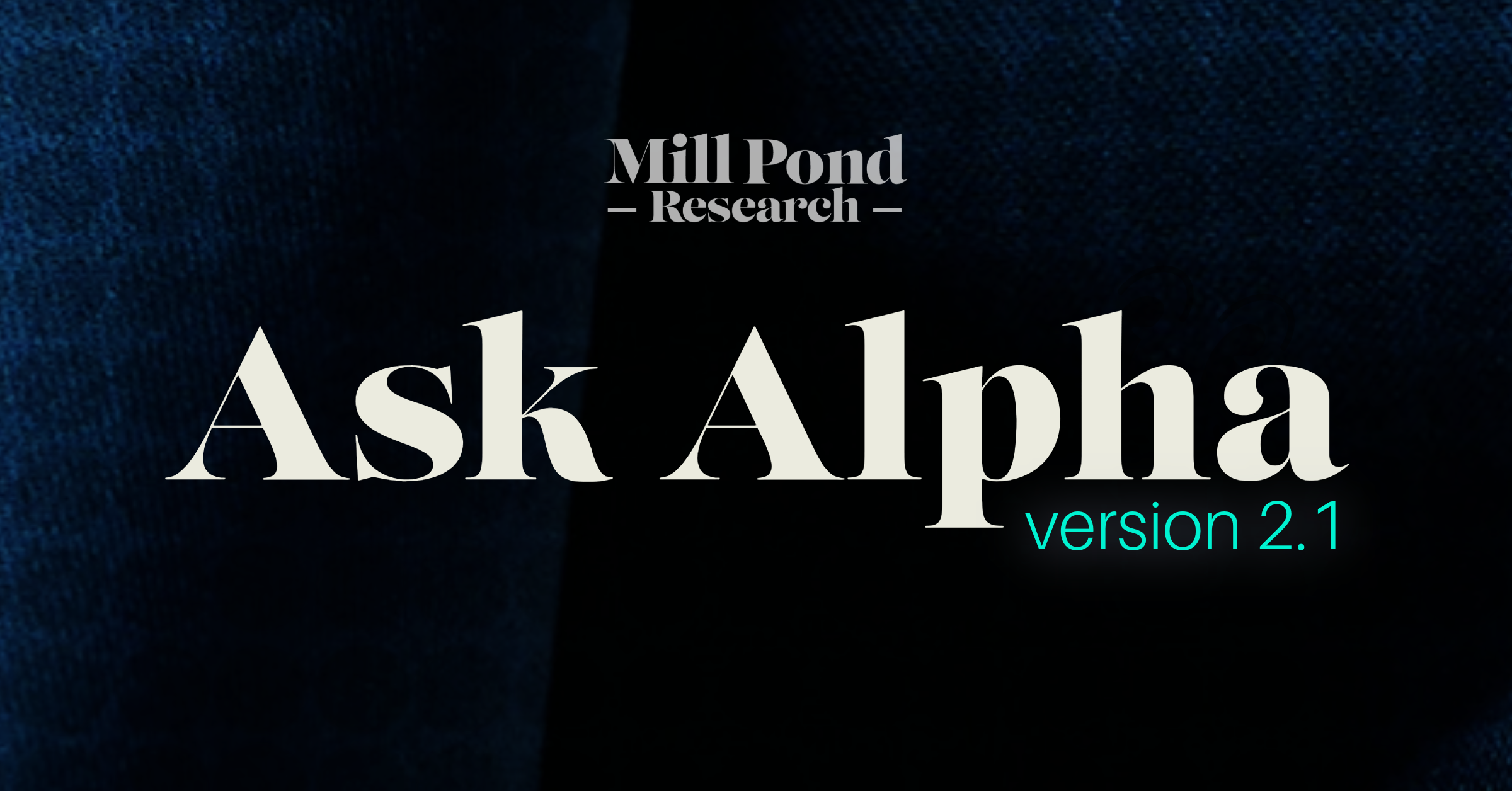 Ask Alpha – Professional AI Workbench